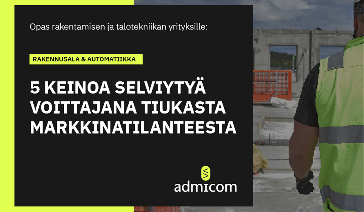 Lataa ilmainen opas rakennusala & automatiikka